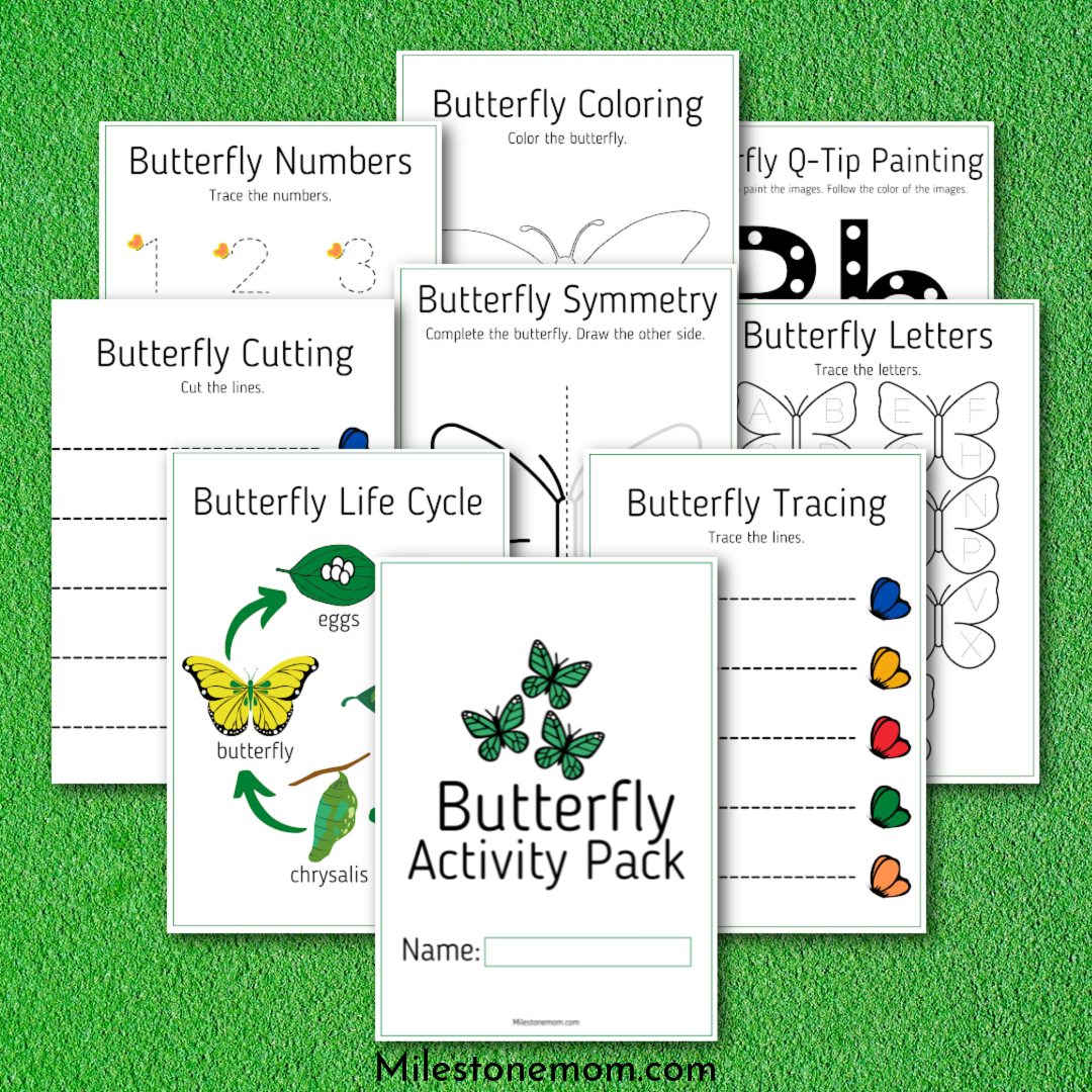 Butterfly Activity Packet – Milestone Mom LLC