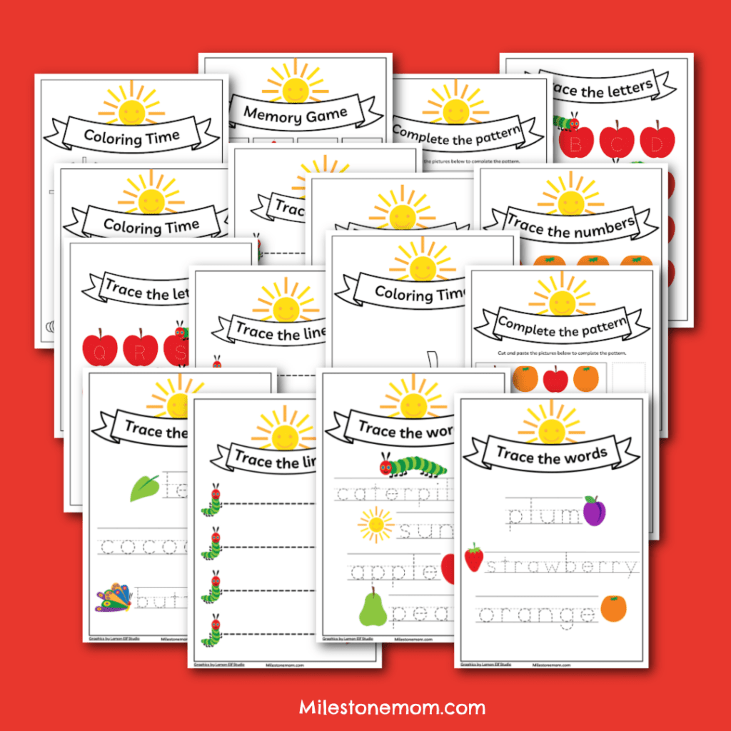The Very Hungry Caterpillar Mega Activity Pack – Milestone Mom Shop